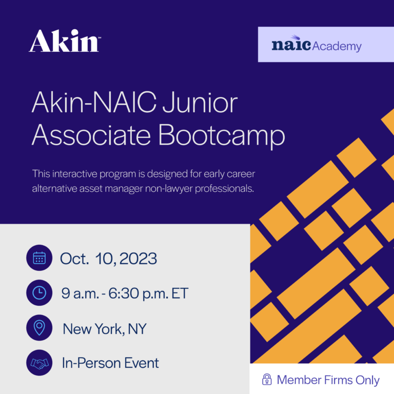 National Association of Investment Companies - NAIC